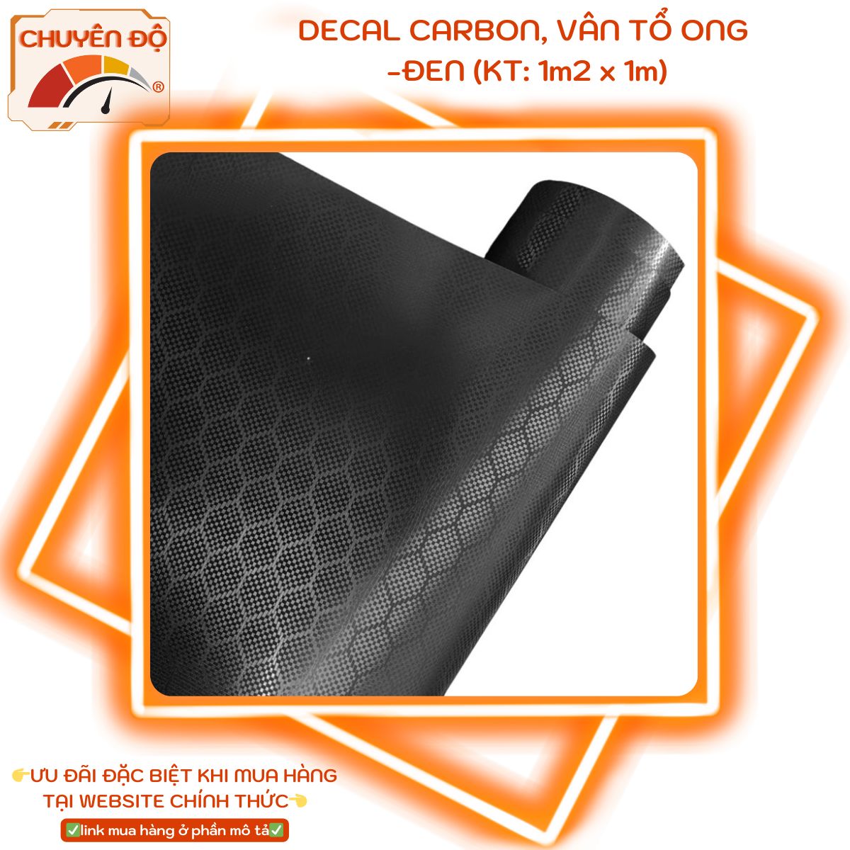 Decal Carbon Tổ Ong